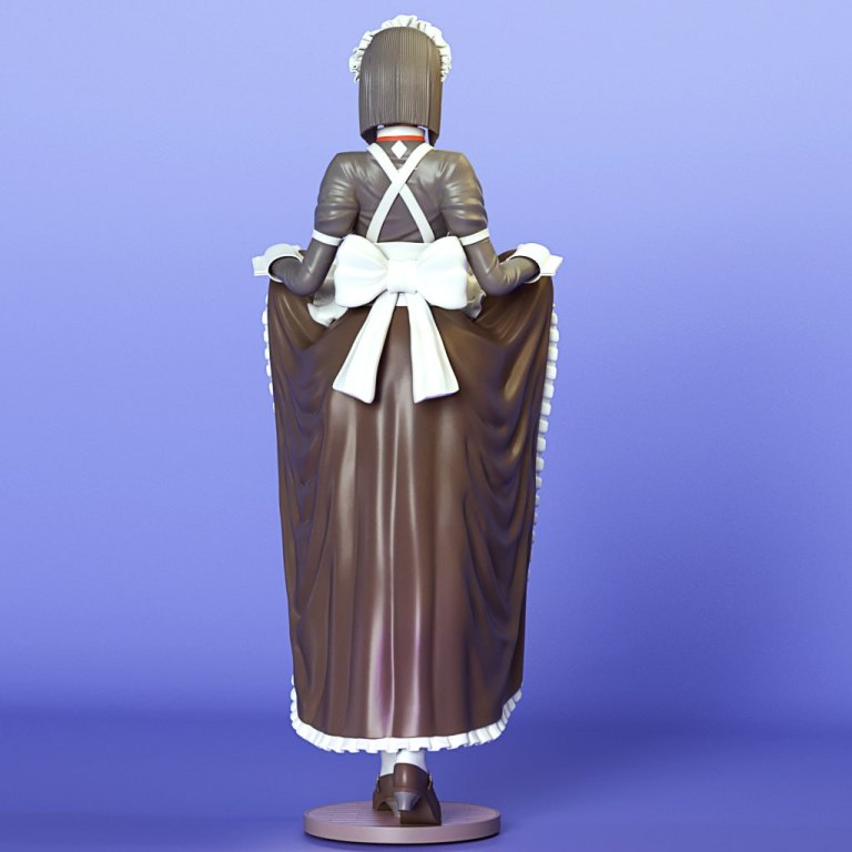 Maid Anime 3d printing stl files - 3D PRINT MAKER CLUB