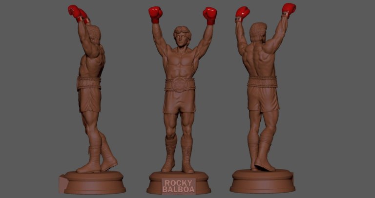 Rocky balboa 3d printing stl files - 3D PRINT MAKER CLUB