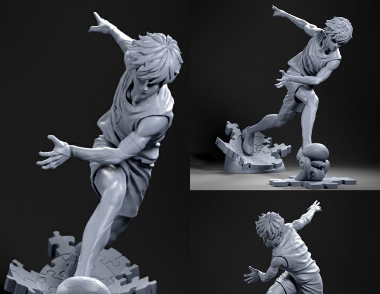 Yoichi Isagi - Blue lock 3d printing stl files - 3D PRINT MAKER CLUB