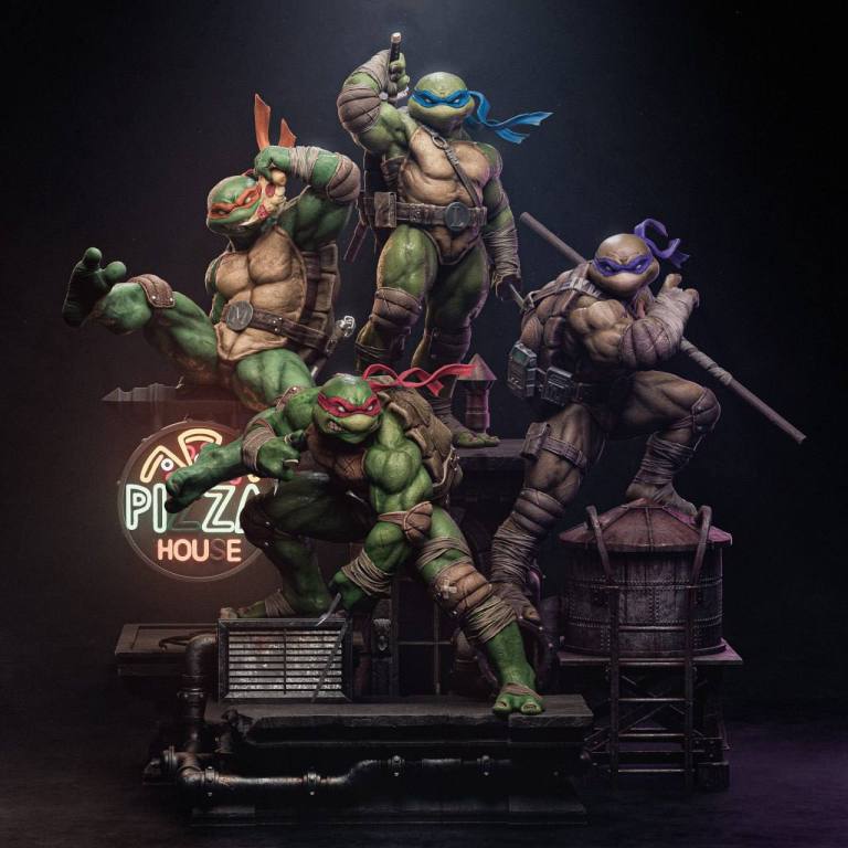 Teenage mutant ninja turtles diorama TMNT 3d printing stl files - 3D ...