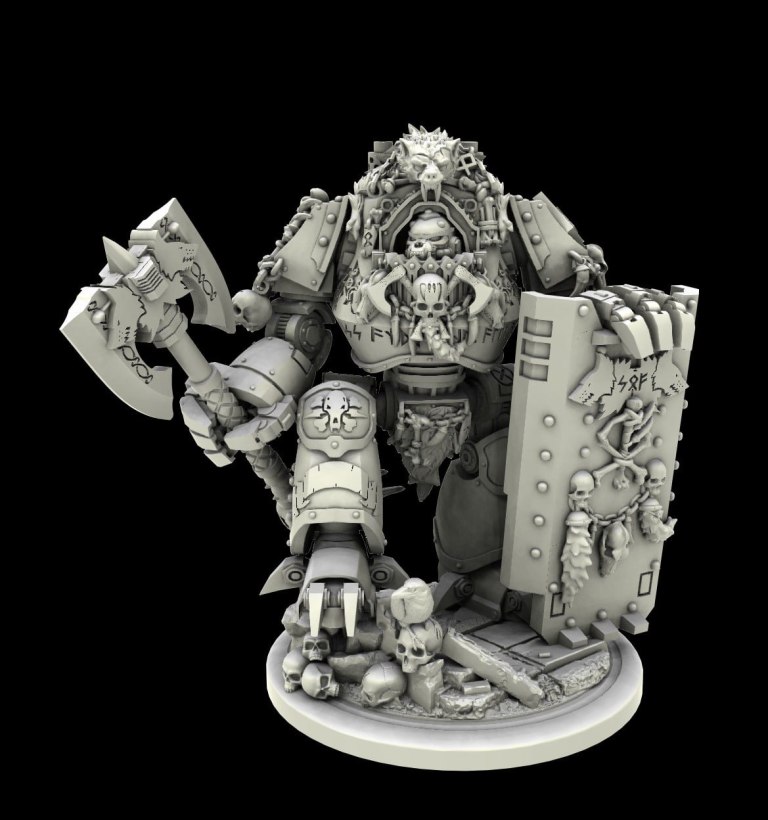 Space wolves contemptor warhammer 3d printing stl files - 3D PRINT ...