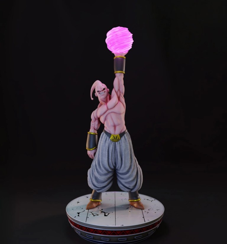 Super buu 3d printing stl files - 3D PRINT MAKER CLUB