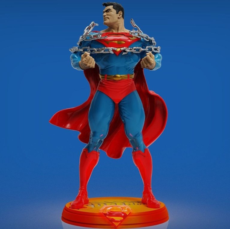 Superman chains 3d printing stl files - 3D PRINT MAKER CLUB