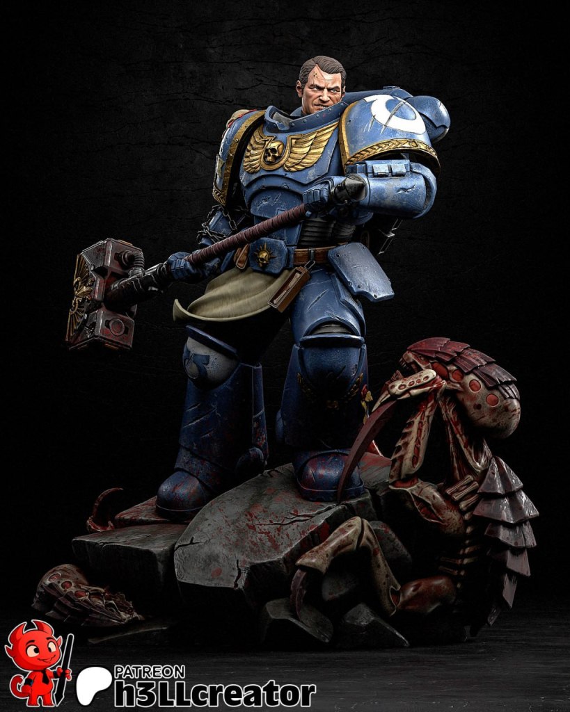 Titus Space Marine 3d printing stl files - 3D PRINT MAKER CLUB