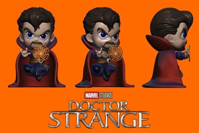 Doctor strange chibi 3d printing stl files - 3D PRINT MAKER CLUB
