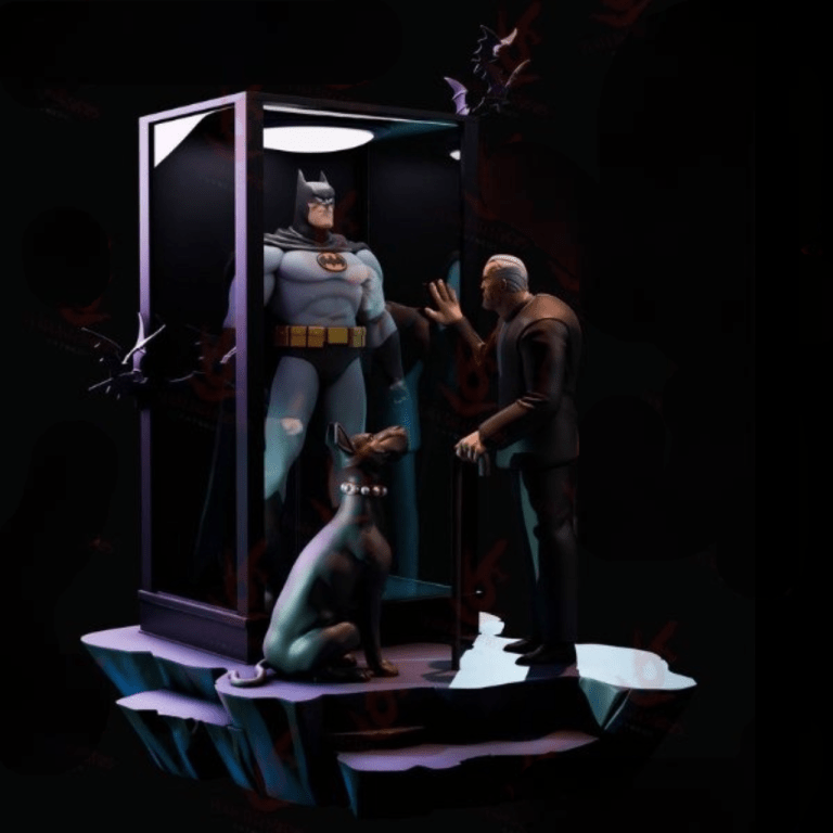 Batman - reflection of the past diorama 3d printing stl files - 3D ...