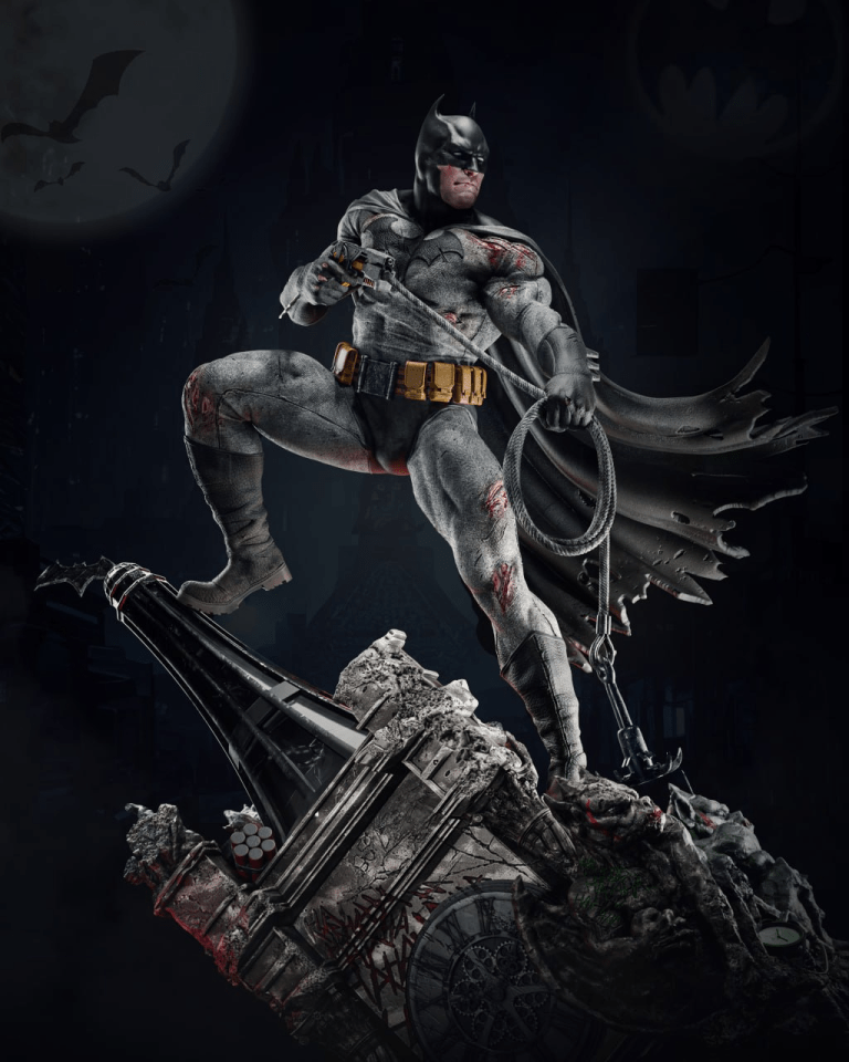 Batman stl files for 3d printing models - 3D PRINT MAKER CLUB