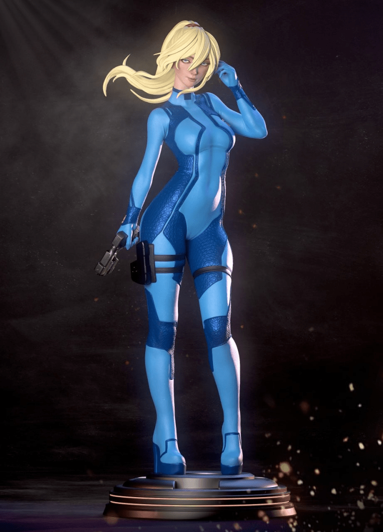 Metroid Samus aran 3d printing stl files - 3D PRINT MAKER CLUB