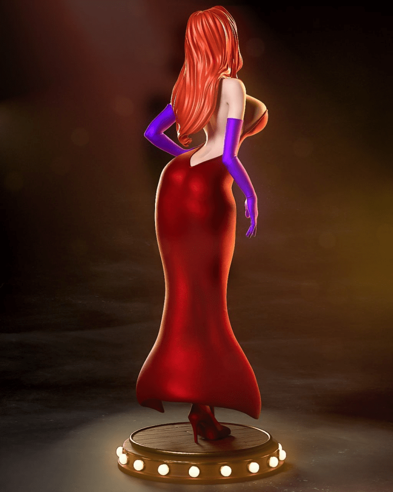 Jessica rabbit 3d printing stl files - 3D PRINT MAKER CLUB