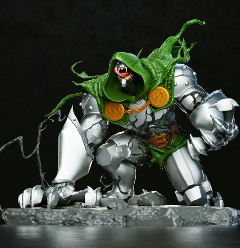 Dr. Doom Venomized 3d print stl files - 3D PRINT MAKER CLUB