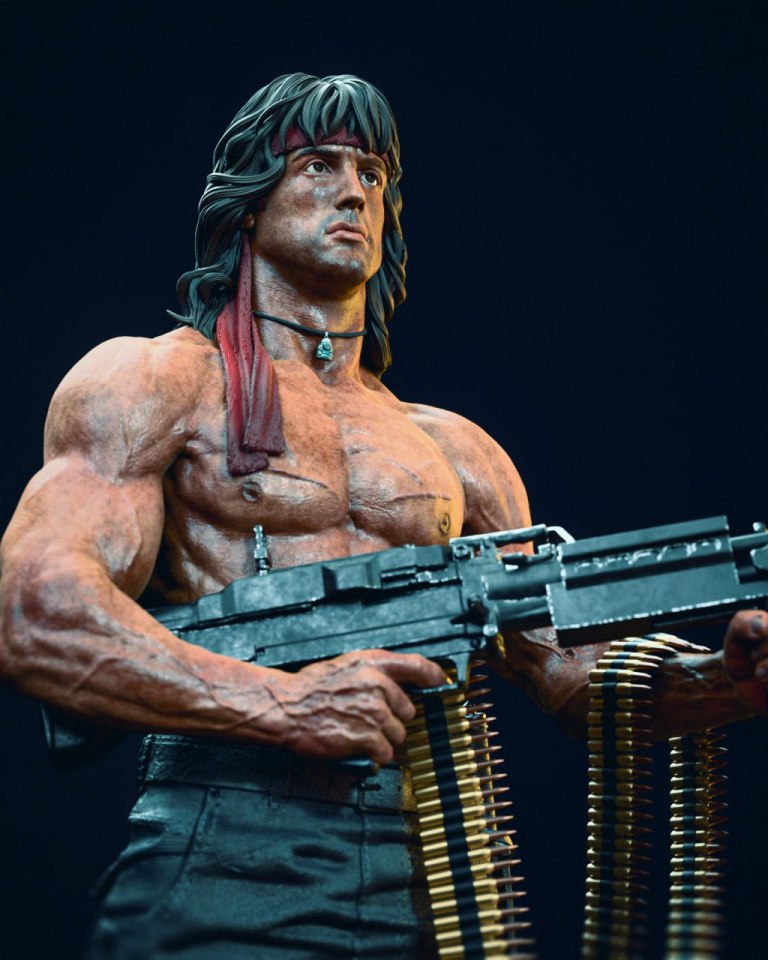 Rambo STL Files for 3d printing model - 3D PRINT MAKER CLUB