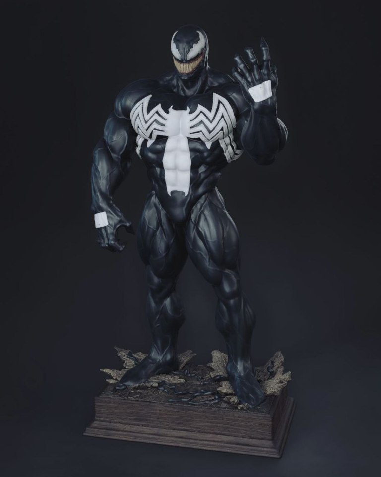 Venom - 3D Print Model STL Files - 3D PRINT MAKER CLUB