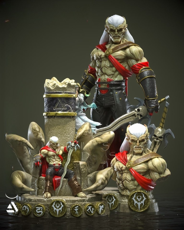 Soul Reaver Kain 3d print stl files - High quality 3d models - 3D PRINT ...