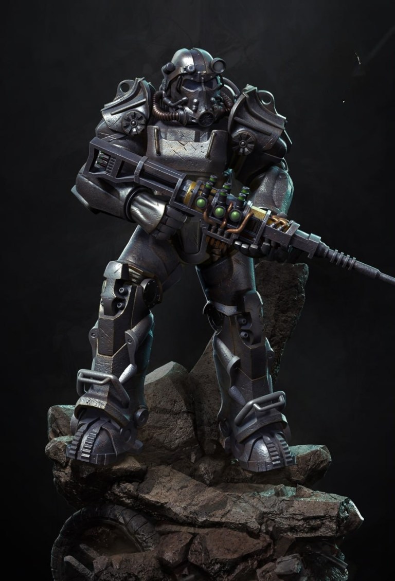 T60 Power armor - Fallout 3d print stl files - 3D PRINT MAKER CLUB