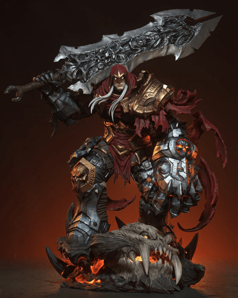 War - Darksiders 2025 3d print stl files - 3D PRINT MAKER CLUB