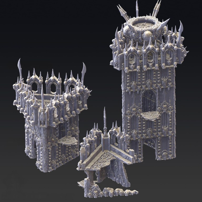 Doom fortress mega set 3d printing stl files - 3D PRINT MAKER CLUB